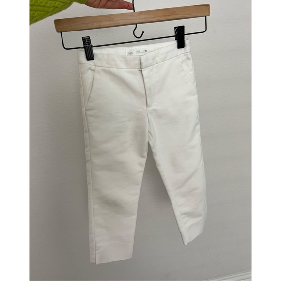 Zara | Bottoms | Zara Girl White Pants | Poshmark